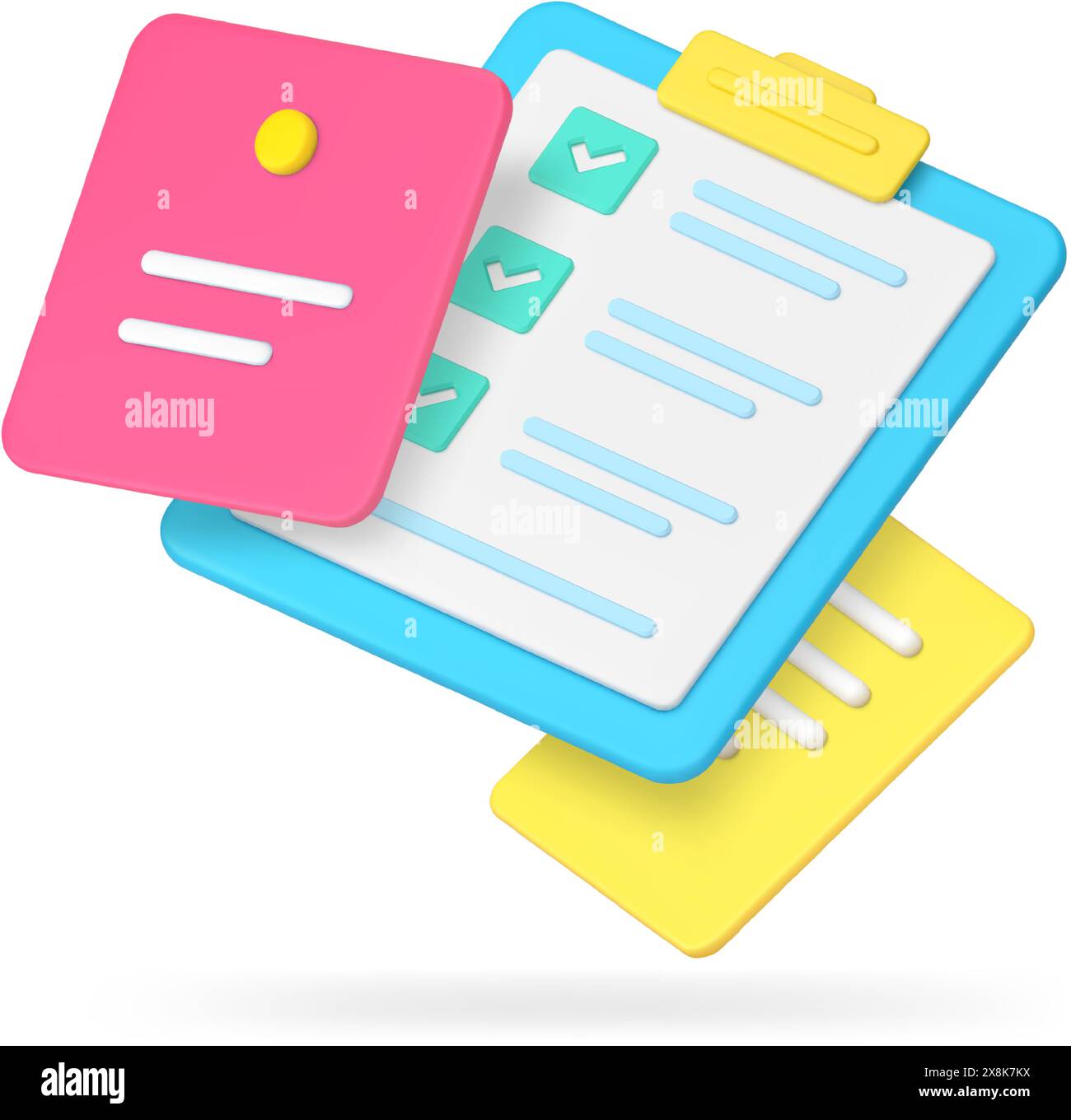 Business effective planning time management task to do checklist 3d ...