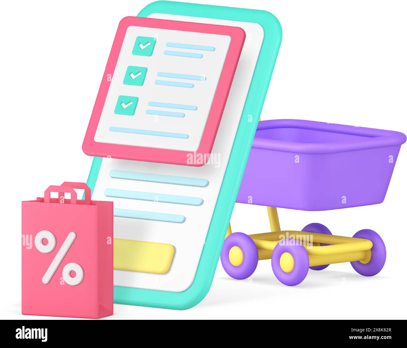 Buying online realistic Cut Out Stock Images & Pictures - Alamy