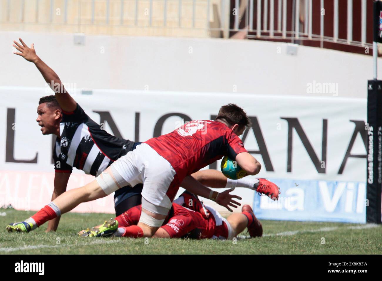 Villajoyosa, Spain. May 26, 2024. Alcatraz (7) and Welsh Wizards (38 ...