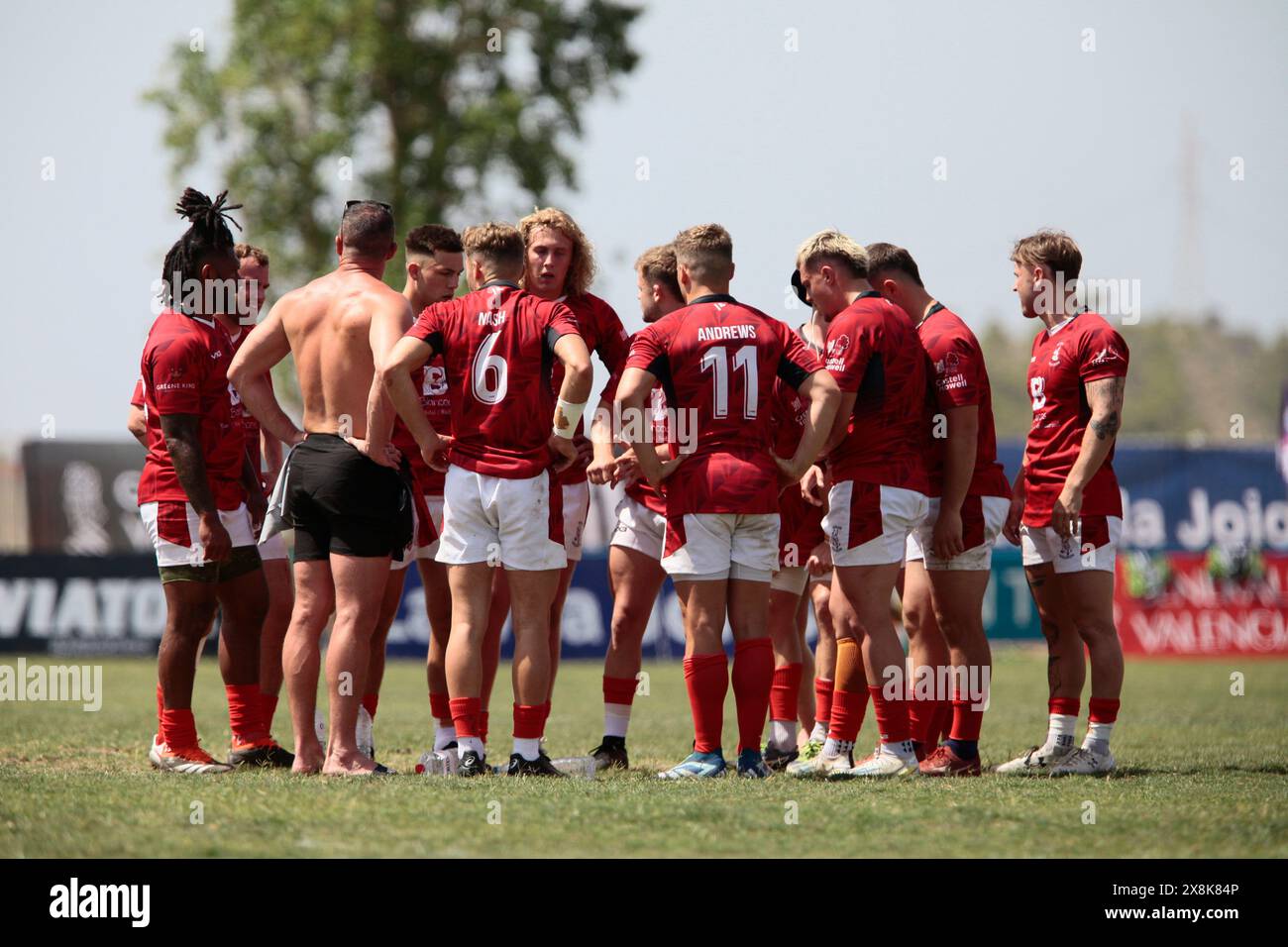 Villajoyosa, Spain. May 26, 2024. Alcatraz (7) and Welsh Wizards (38 ...