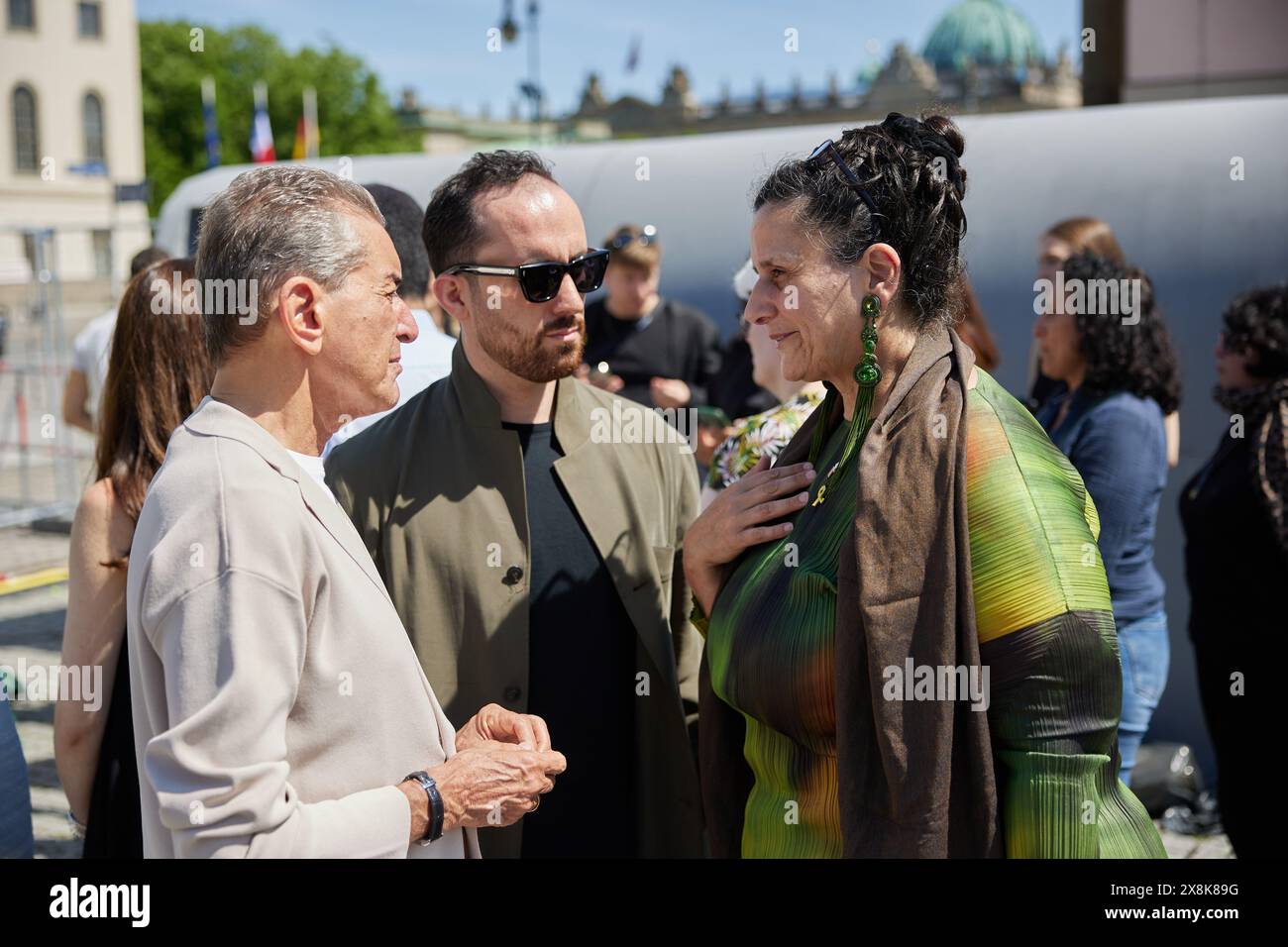 Berlin, Germany. 26th May, 2024. Michel Friedman (l-r), pianist Igor ...