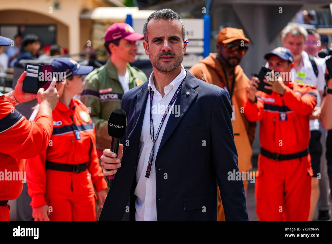 DUPIN Laurent, French commentator during the Formula 1 Grand Prix de ...