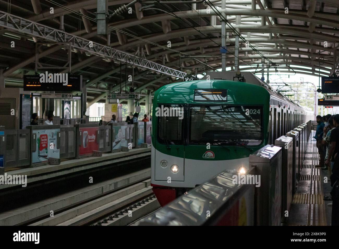 May 26, 2024, Dhaka, Dhaka, Bangladesh: The Dhaka Metro Rail ...