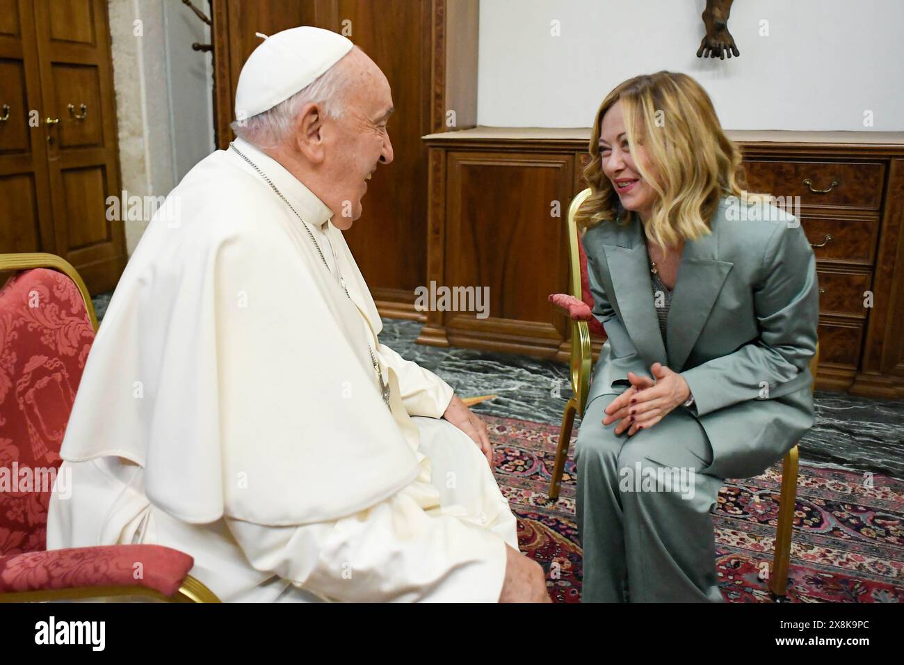 **NO LIBRI** Italy, Rome, Vatican,26-05-2024 Pope Francis meets with ...