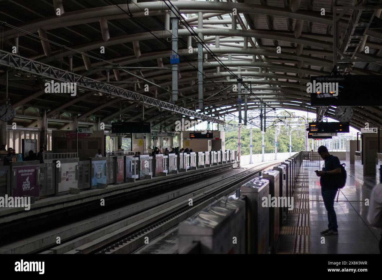 May 26, 2024, Dhaka, Dhaka, Bangladesh: The Dhaka Metro Rail ...