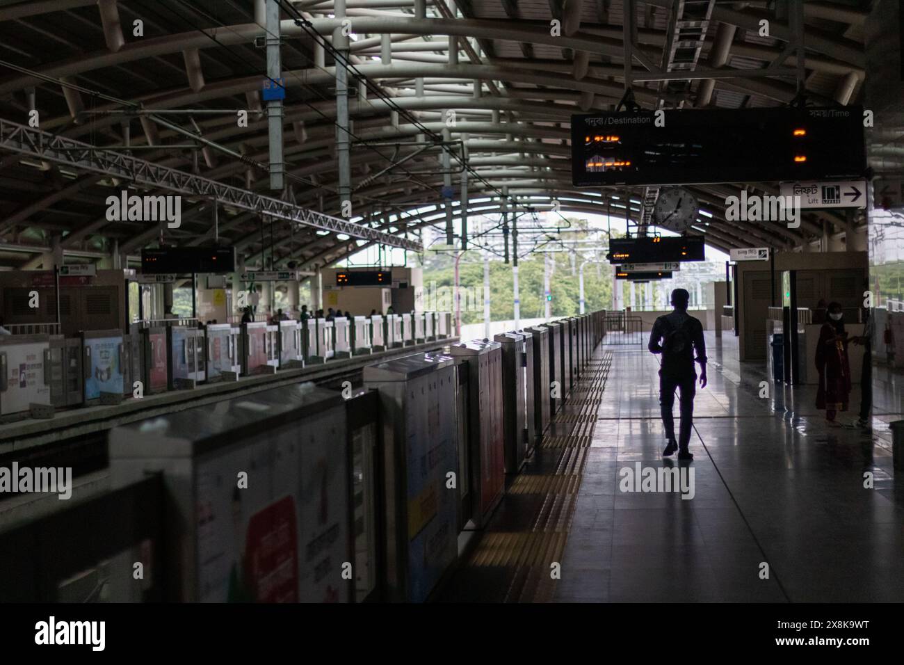 May 26, 2024, Dhaka, Dhaka, Bangladesh: The Dhaka Metro Rail ...