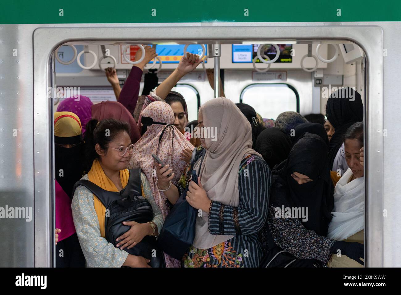 May 26, 2024, Dhaka, Dhaka, Bangladesh: The Dhaka Metro Rail ...