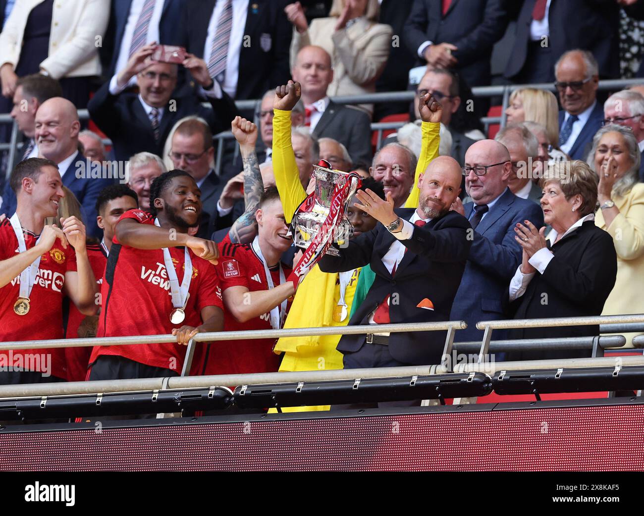 Ten hag fa cup 2024 trophy hi-res stock photography and images - Alamy