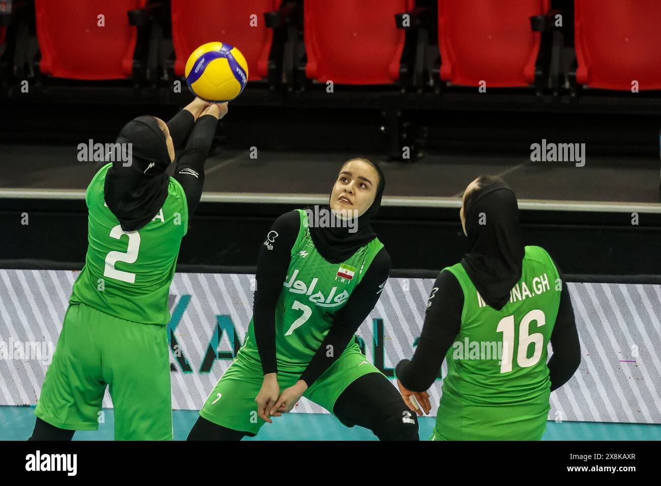 Manila, Philippines. 26th May, 2024. Dorsa Fallahkordkheli (L ...