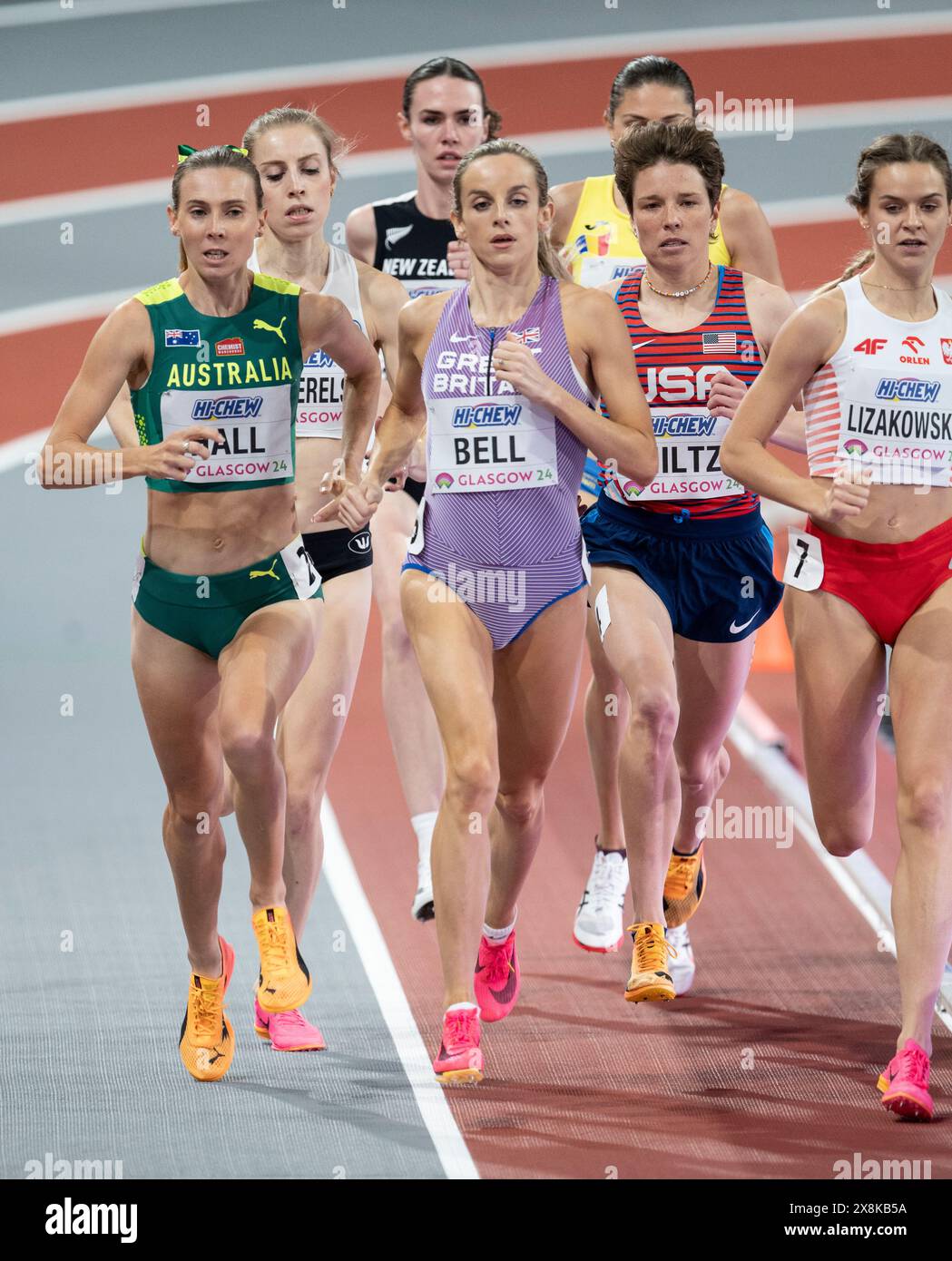 Georgia Bell of Great Britain competing in the women’s 1500m at the ...