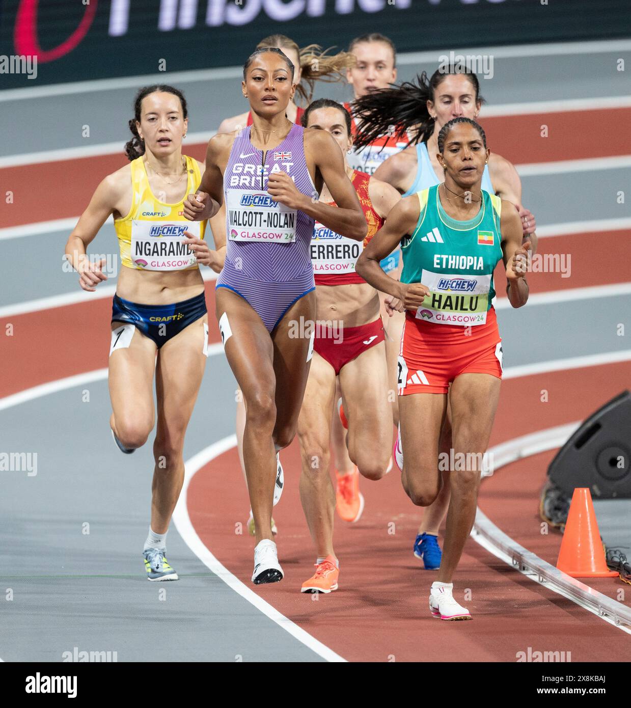 Revee Walcott-Nolan of Great Britain competing in the women’s 1500m ...