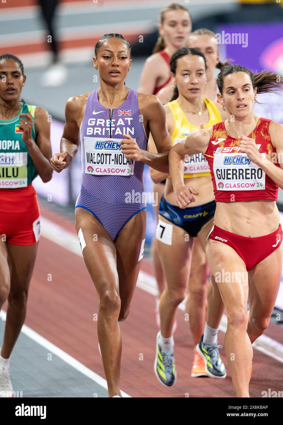 Revee Walcott-Nolan of Great Britain competing in the women’s 1500m ...