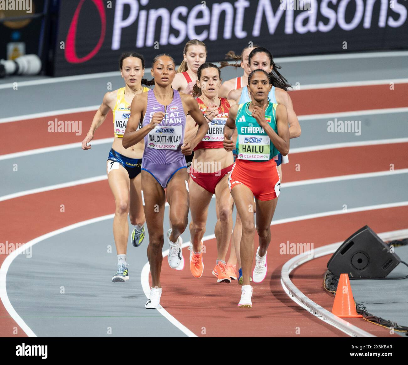 Revee Walcott-Nolan of Great Britain competing in the women’s 1500m ...