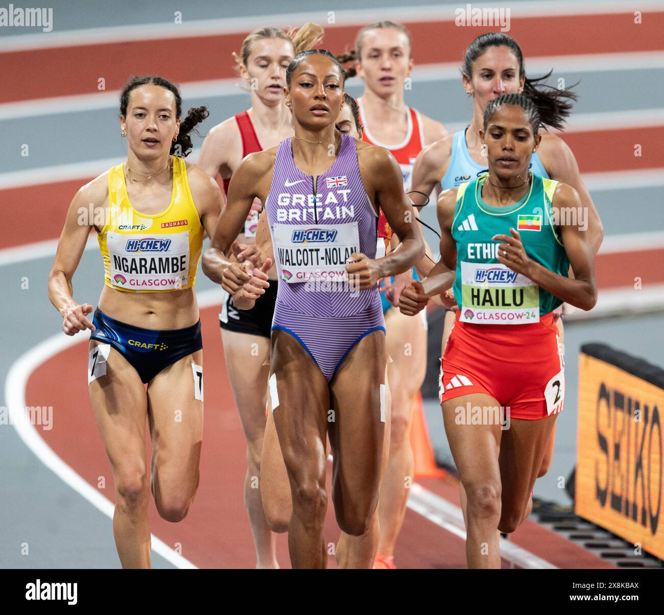 Revee Walcott-Nolan of Great Britain competing in the women’s 1500m ...