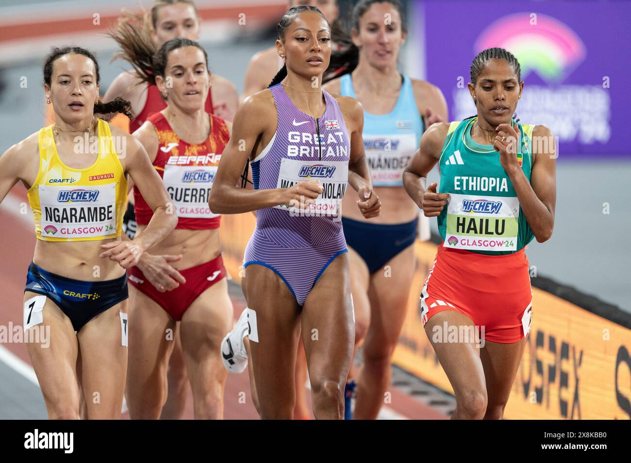 Revee Walcott-Nolan of Great Britain competing in the women’s 1500m ...