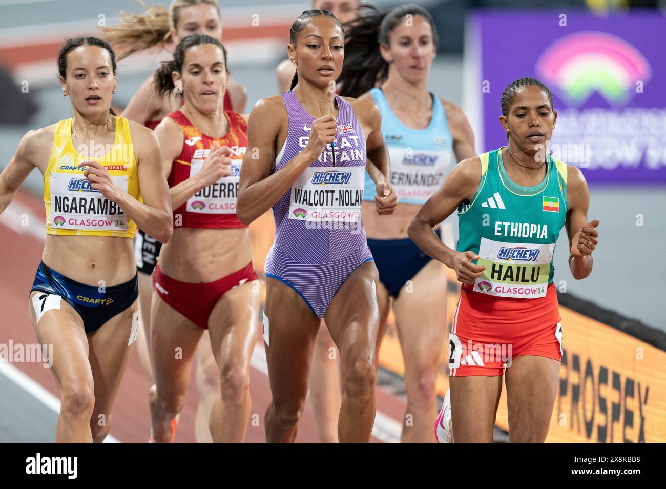 Revee Walcott-Nolan of Great Britain competing in the women’s 1500m ...