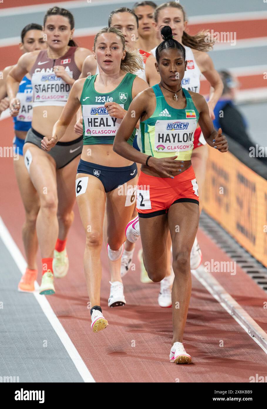Sarah Healy of Ireland competing in the women’s 1500m at the World ...