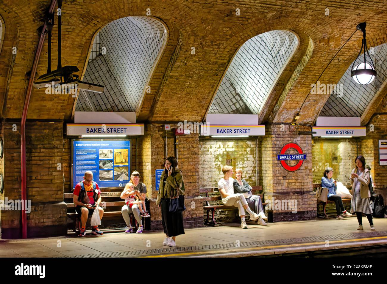 London Underground Tube old Baker Street Station original station of ...