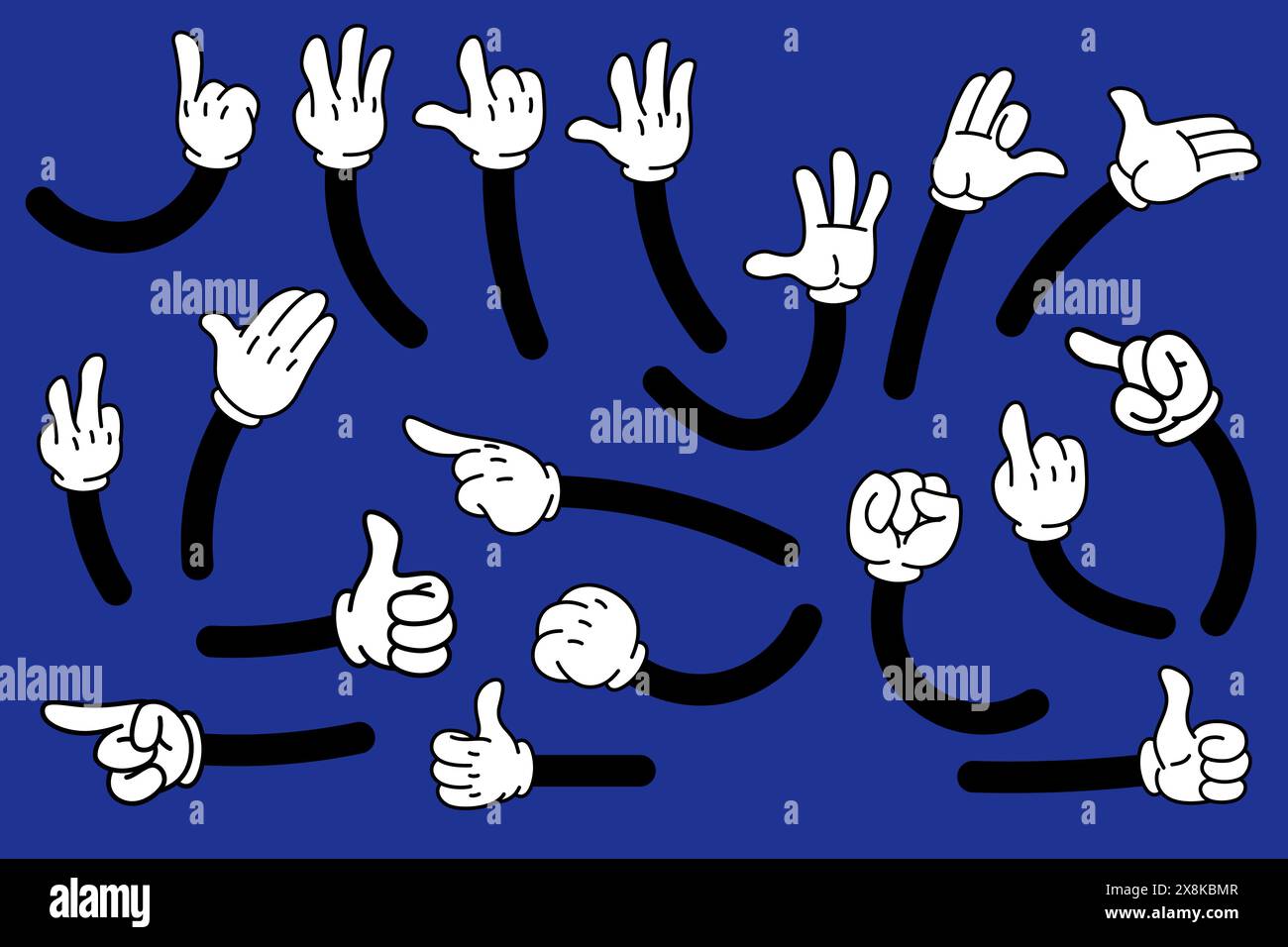 Cartoon arm rubber glove hi-res stock photography and images - Alamy