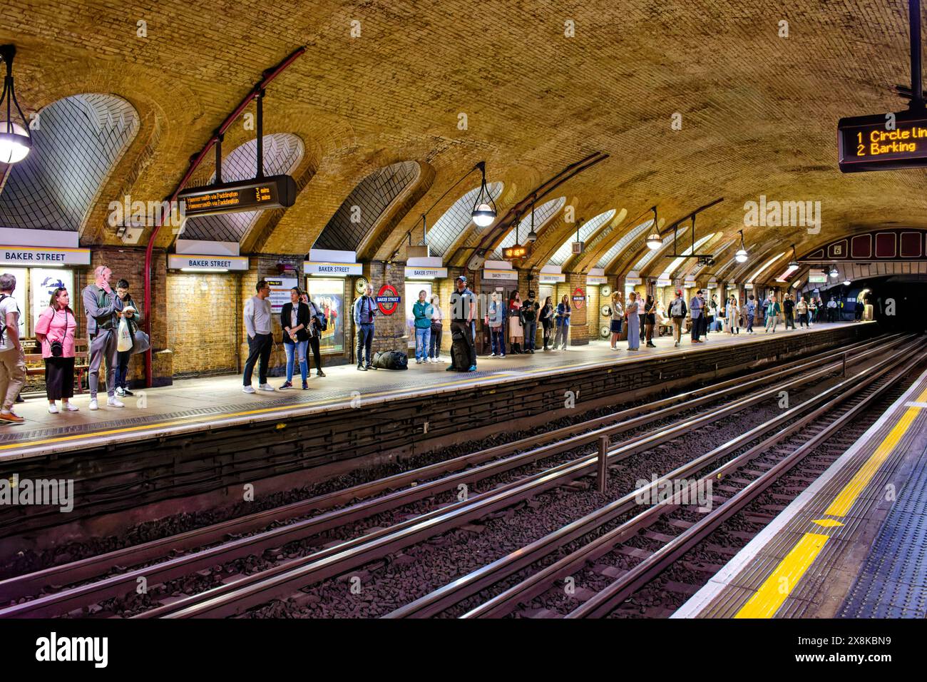 London Underground Tube old Baker Street Station original station of ...