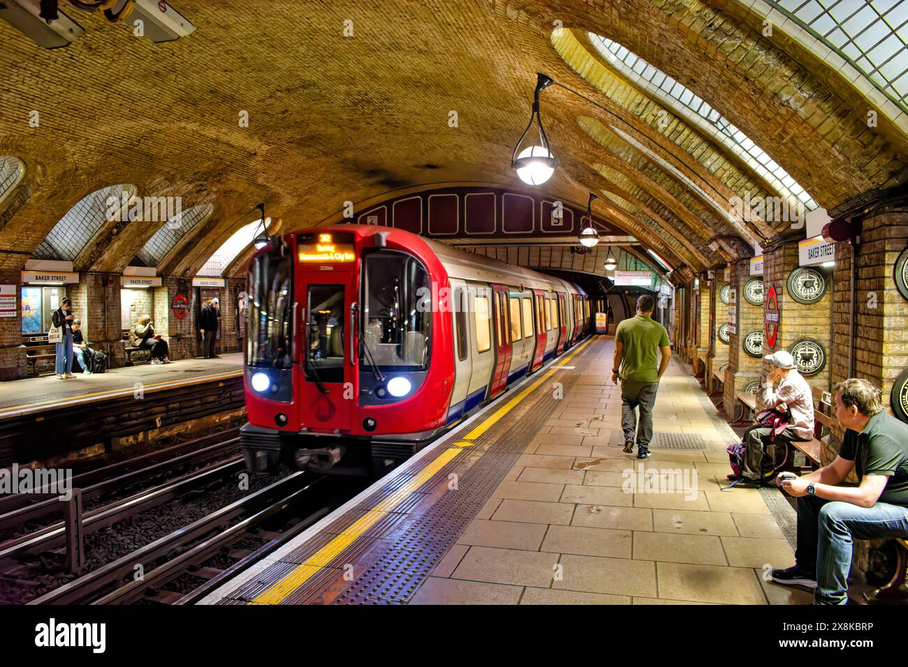 London Underground Tube old Baker Street Station original station of ...