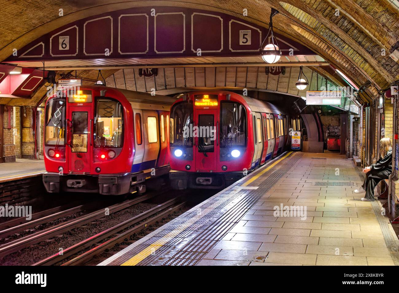 London Underground Tube old Baker Street Station original station of ...
