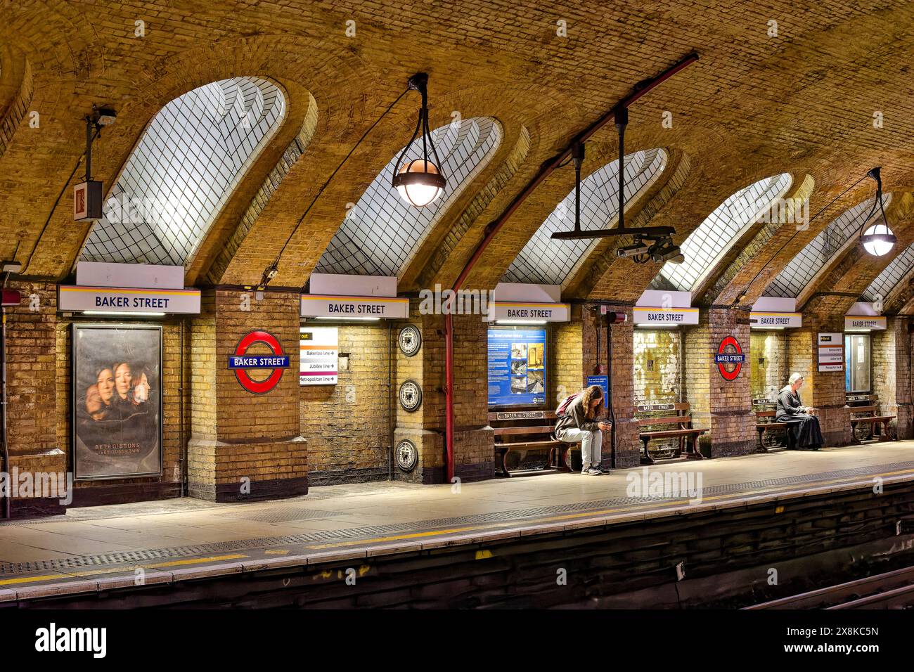 London Underground Tube old Baker Street Station original station of ...