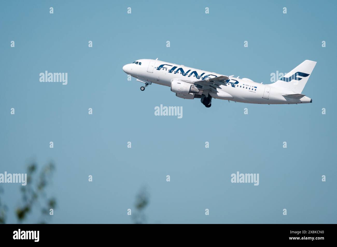 Helsinki / Finland - MAY 19, 2024: Airbus A319, operated by the Finnish ...