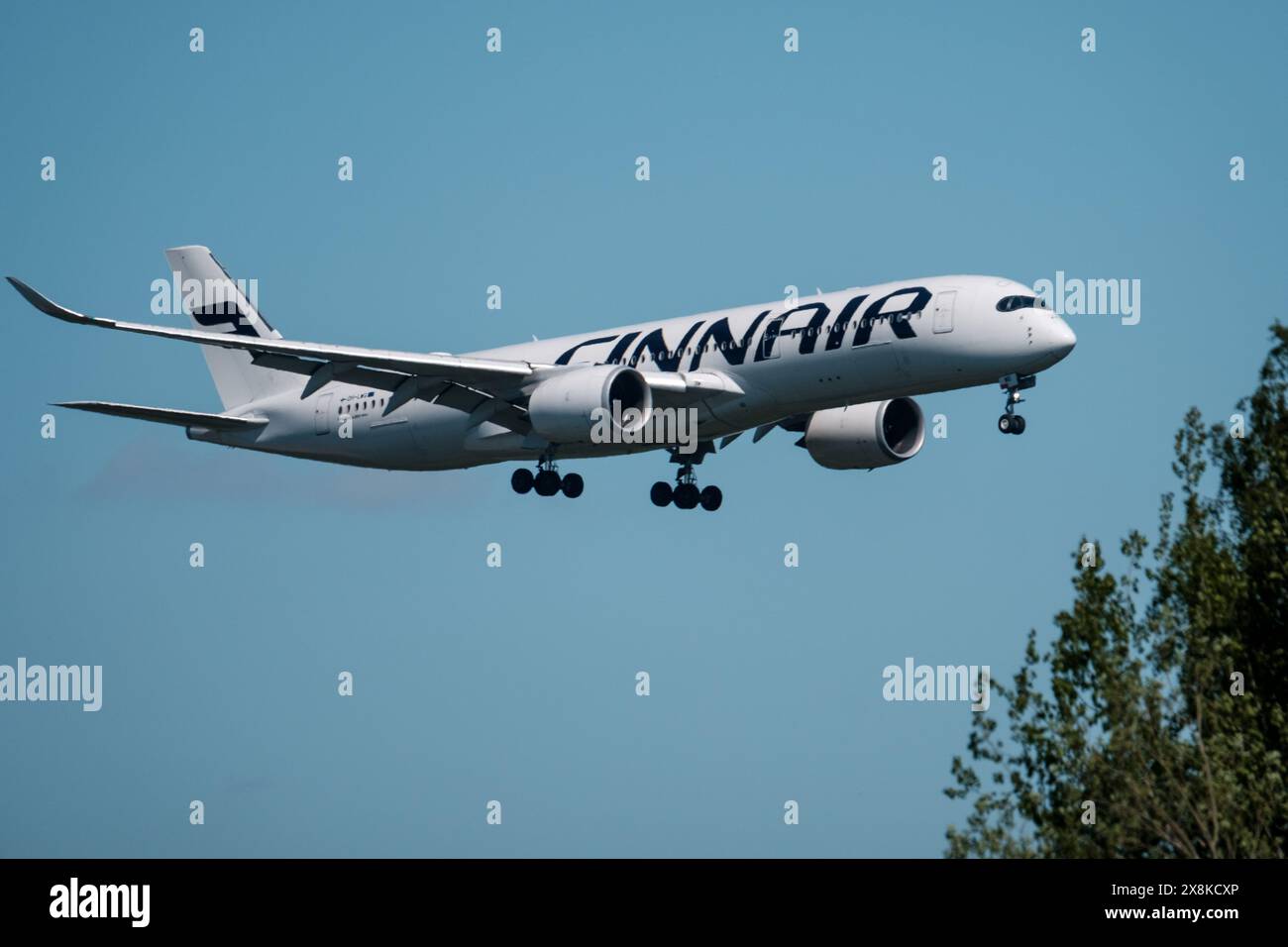 Helsinki / Finland - MAY 19, 2024: An Airbus A350, operated by the ...