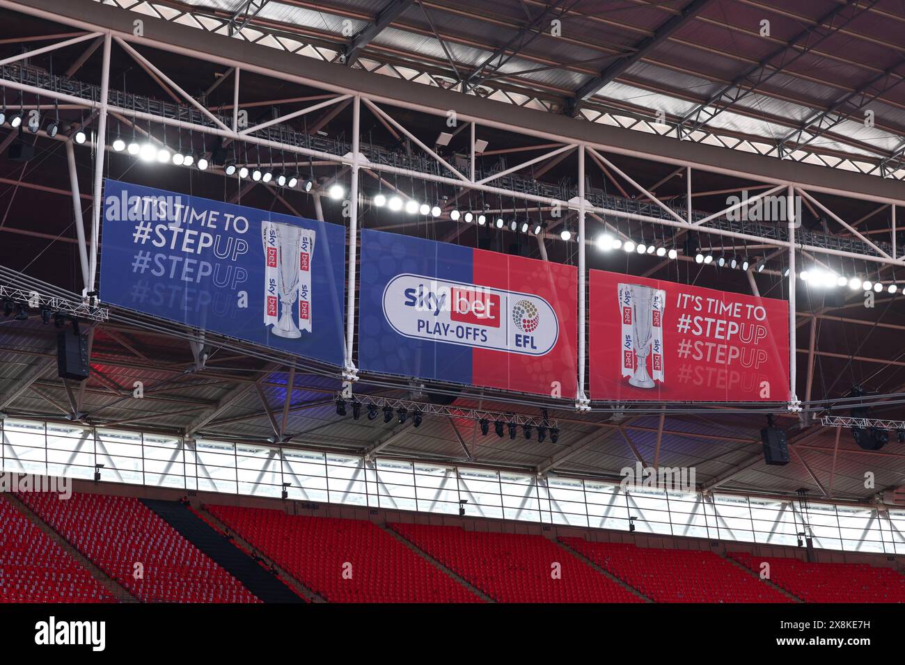 Wembley Stadium, London, UK. 26th May, 2024. EFL Championship Play Off ...