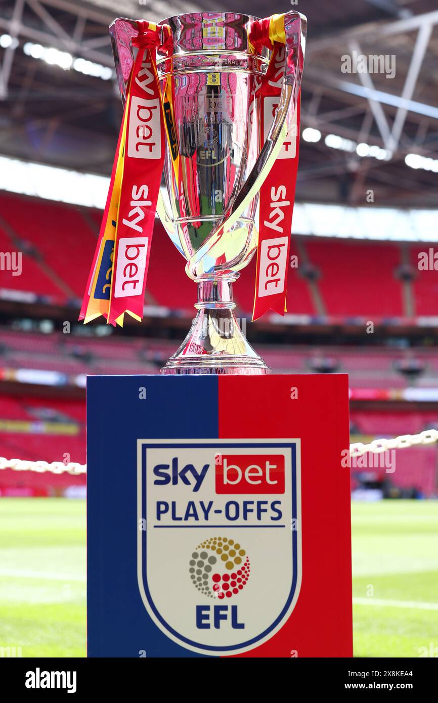 Wembley Stadium, London, UK. 26th May, 2024. EFL Championship Play Off ...