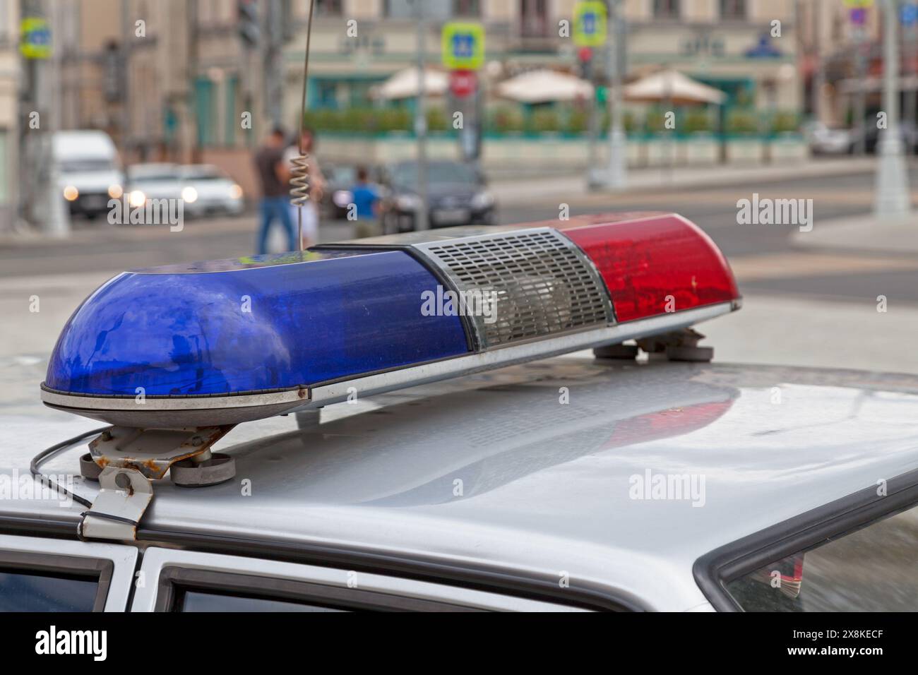 Russian police car hi-res stock photography and images - Alamy
