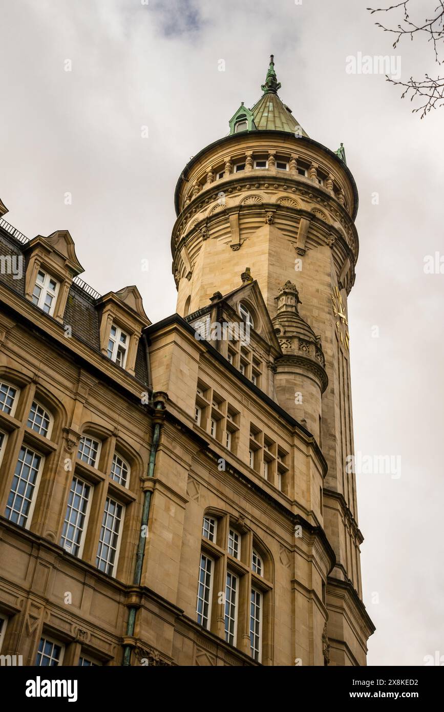 Neo-Renaissance historicist tower in Luxembourg Stock Photo - Alamy