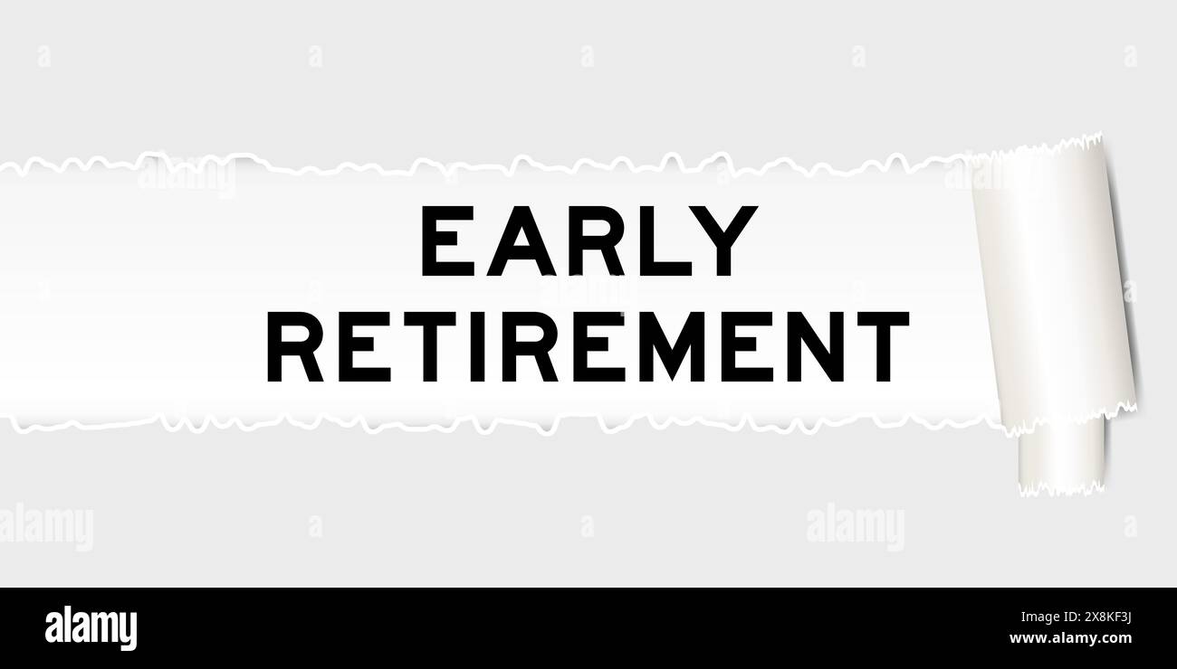 Early retirement happy Stock Vector Images - Alamy