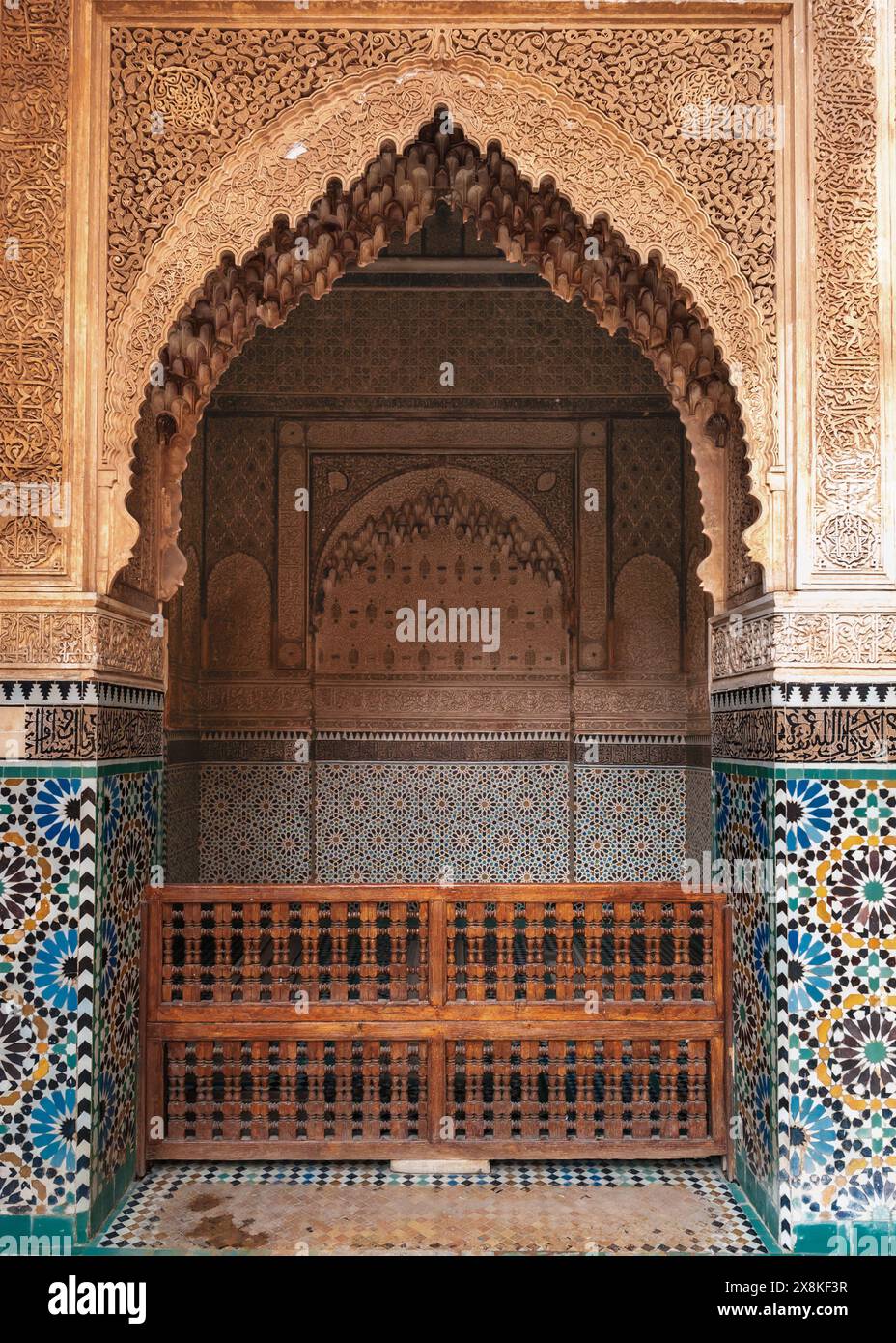 Marrakesh, Morocco - 23 March, 2024: typoical Moroccan architecture ...