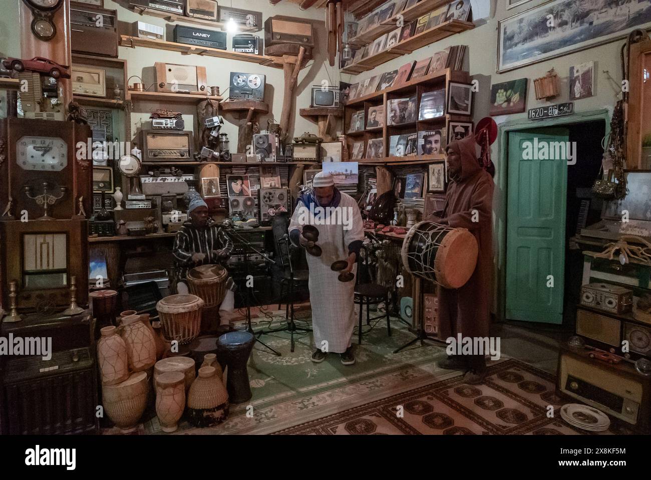 Meski, Morocco - 7 March, 2024: local Moroccan musicians making music ...