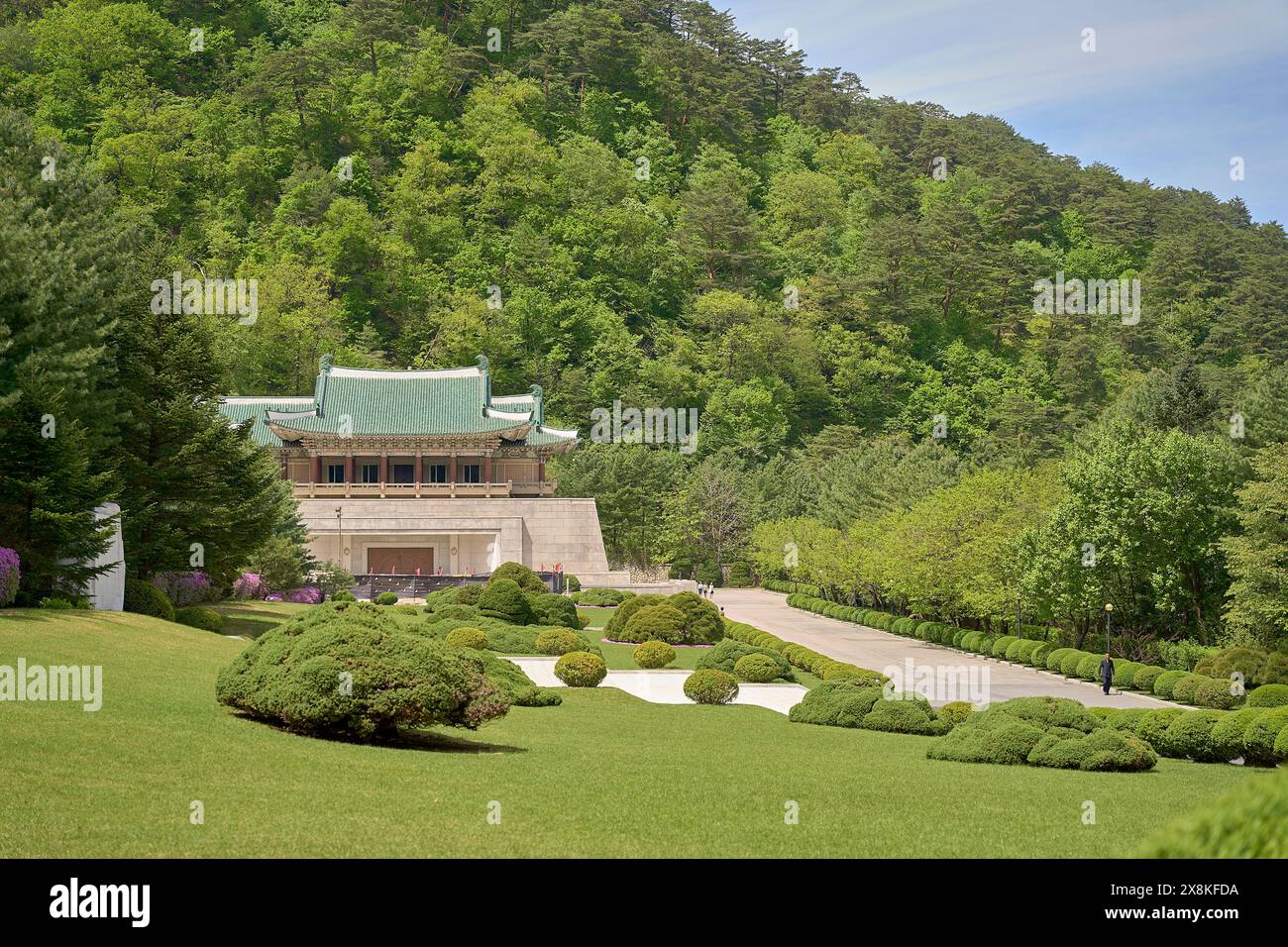 a large museum complex of Korean culture Stock Photo - Alamy