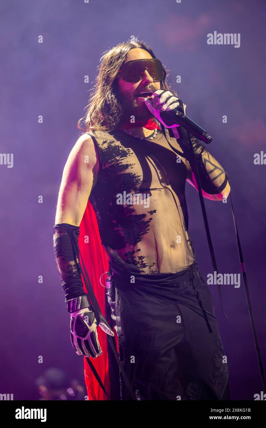 Turin Italy. 25th May 2024. The American band THIRTY SECONDS TO MARS ...