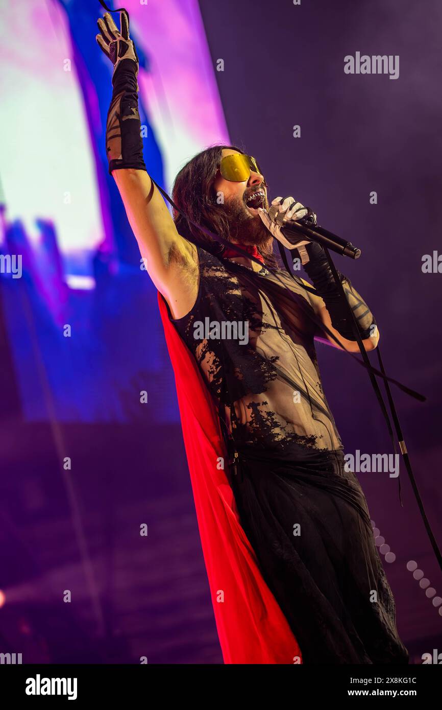 Turin Italy. 25th May 2024. The American band THIRTY SECONDS TO MARS ...