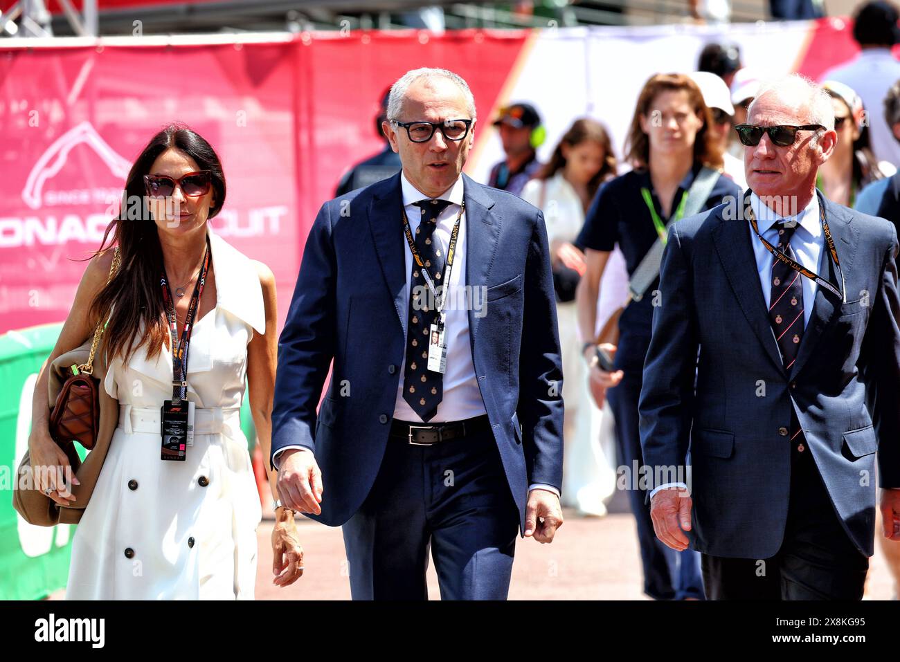 Monte Carlo, Monaco. 26th May, 2024. Stefano Domenicali (ITA) Formula One President and CEO with ...