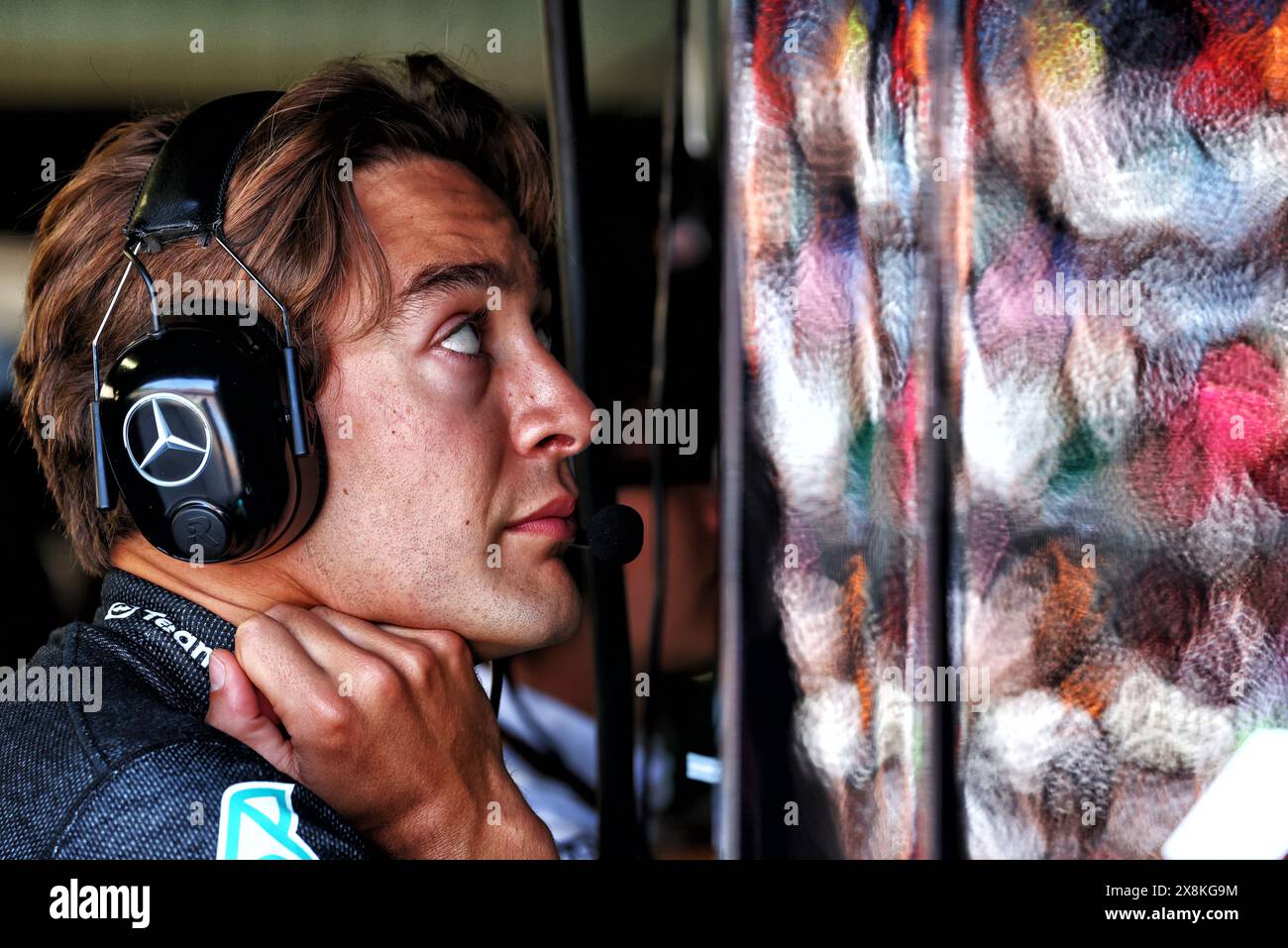 Monte Carlo, Monaco. 26th May, 2024. George Russell (GBR) Mercedes AMG ...