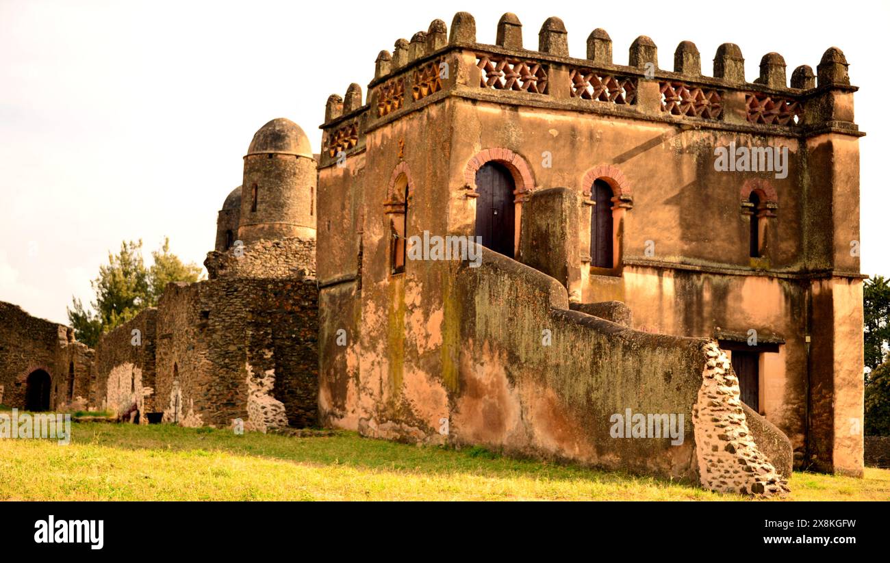 ETHIOPIA- Fasilides Castle, Imperial City of Gondar Stock Photo - Alamy