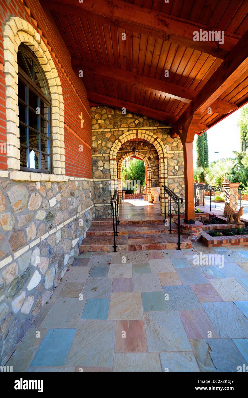 Greek orthodox chapel at St. Anthony's monastery in Arizona Stock Photo ...