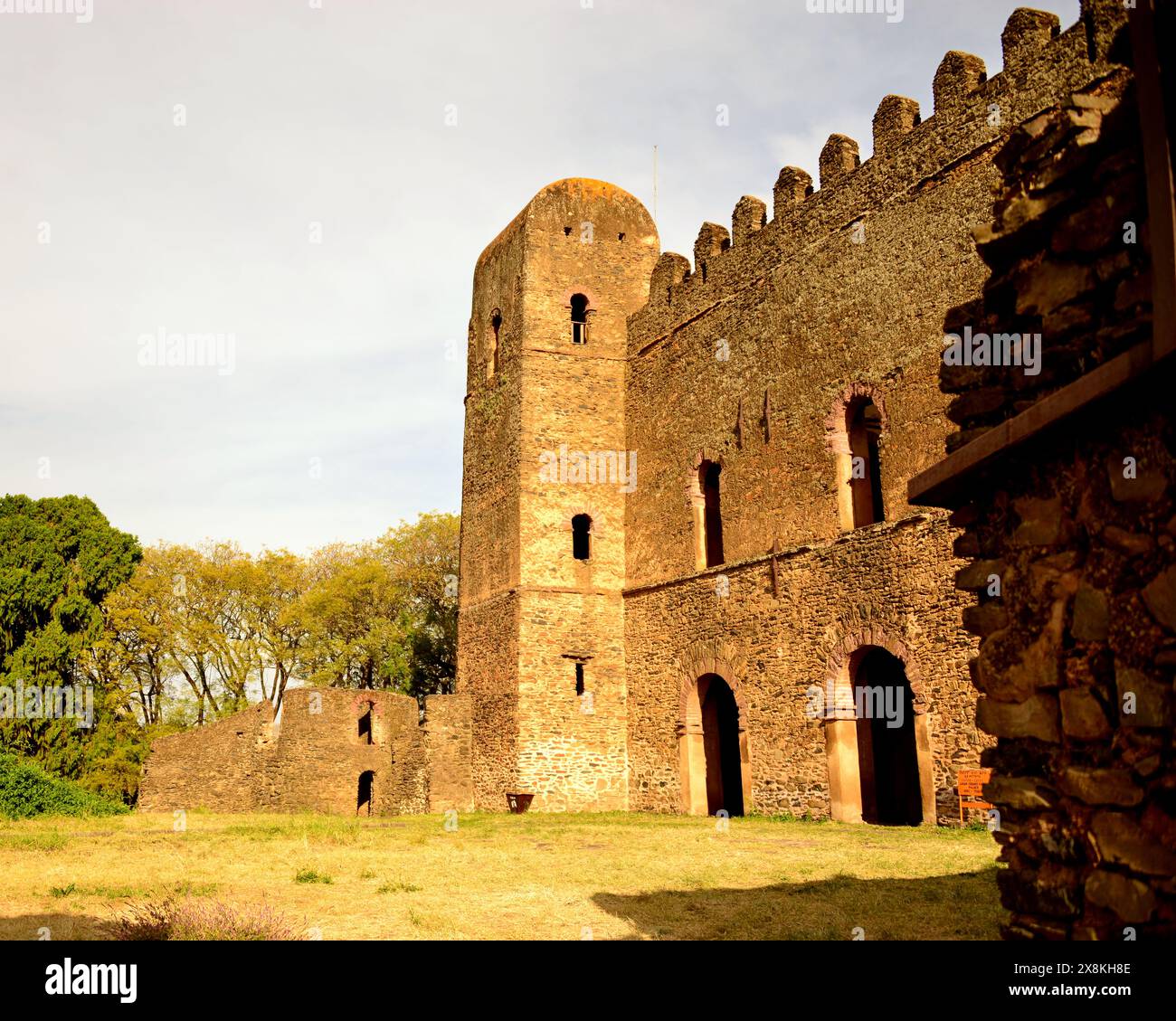 ETHIOPIA- Fasilides Castle, Imperial City of Gondar Stock Photo - Alamy