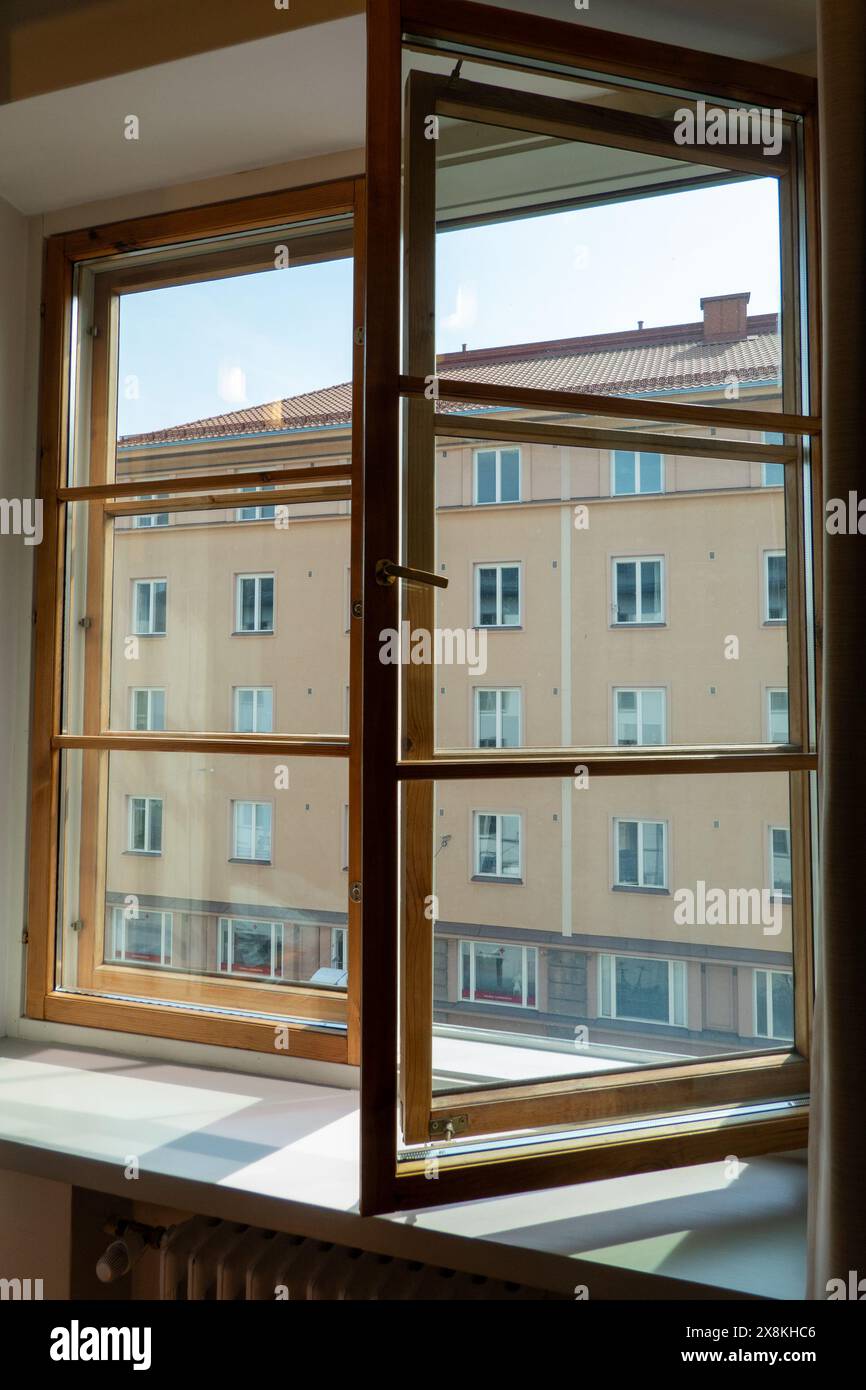 double, triple glazed windows Finland Stock Photo - Alamy