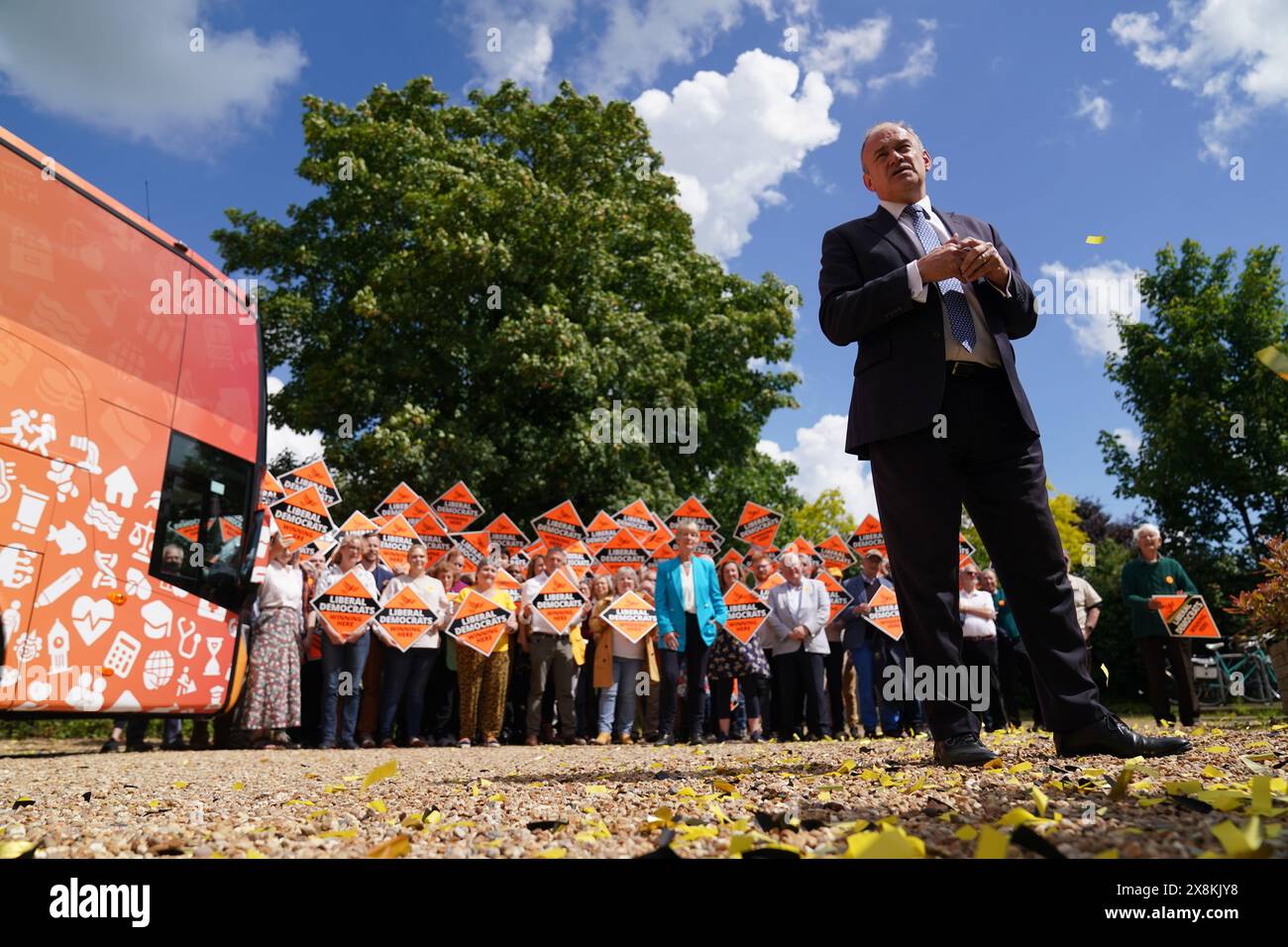 Liberal Democrat leader Sir Ed Davey launches his party's General ...