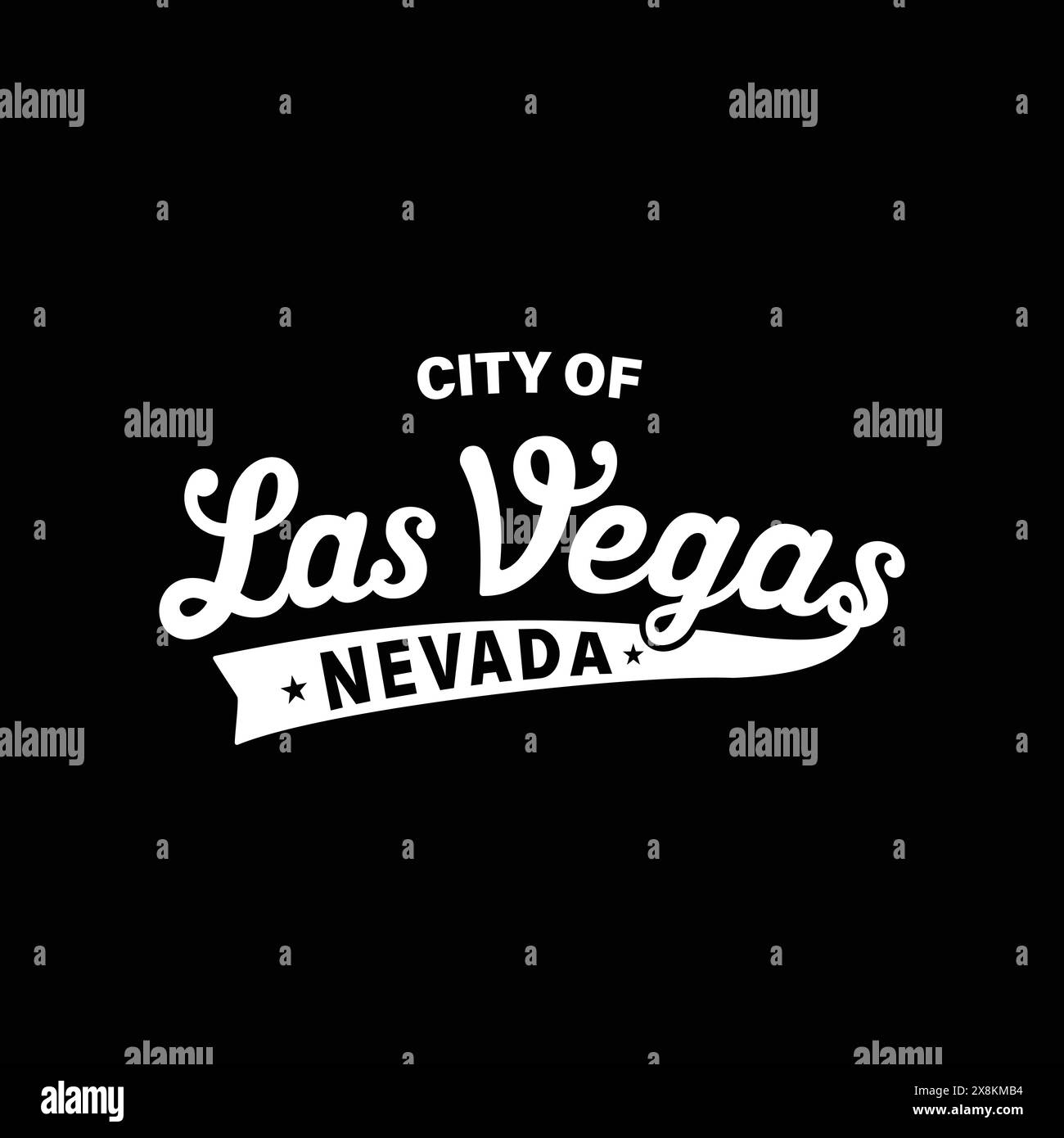 City of Las Vegas lettering design. Las Vegas, Nevada typography design ...