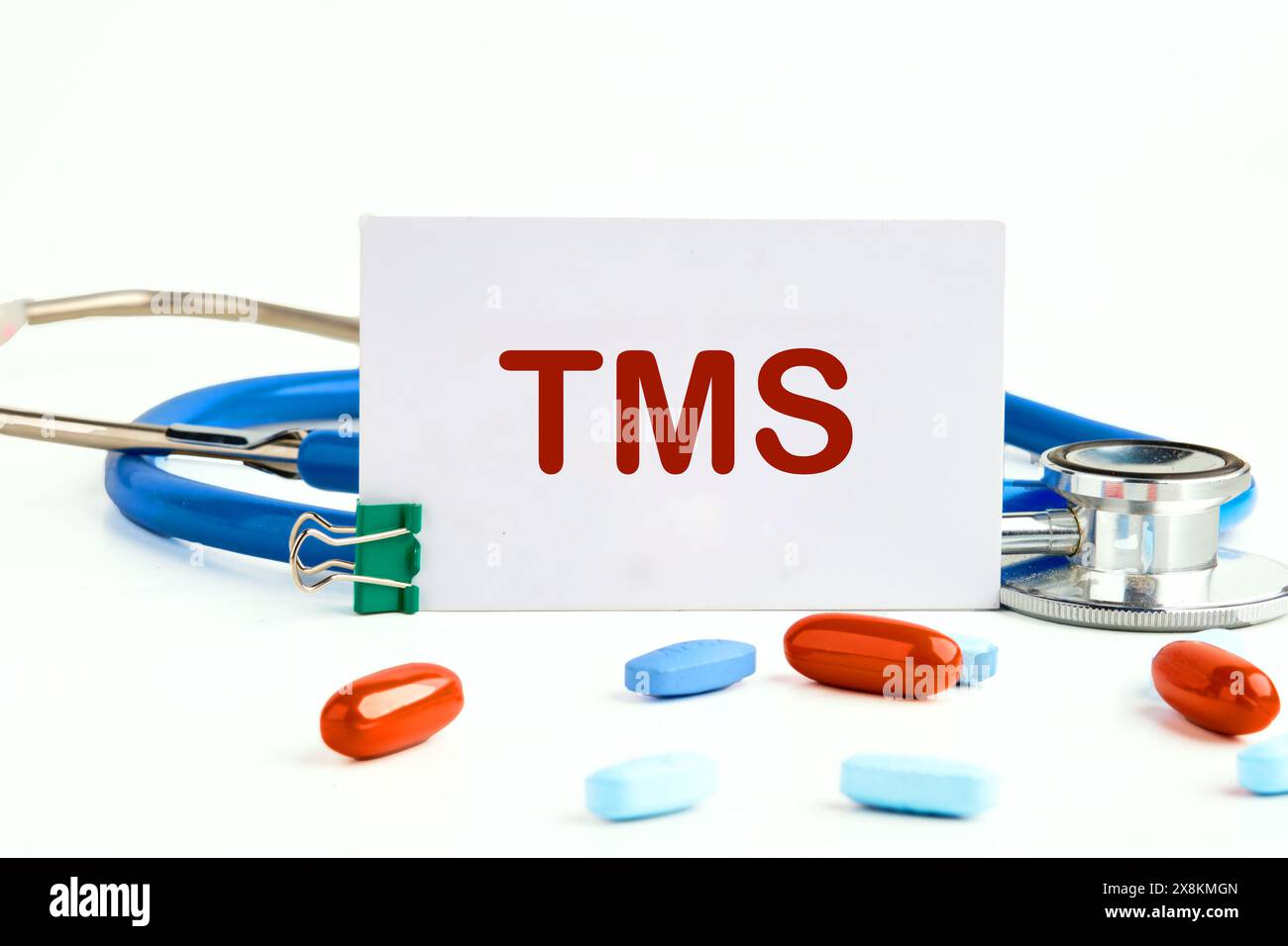 The acronym TMS transportation management system. Written on a business ...