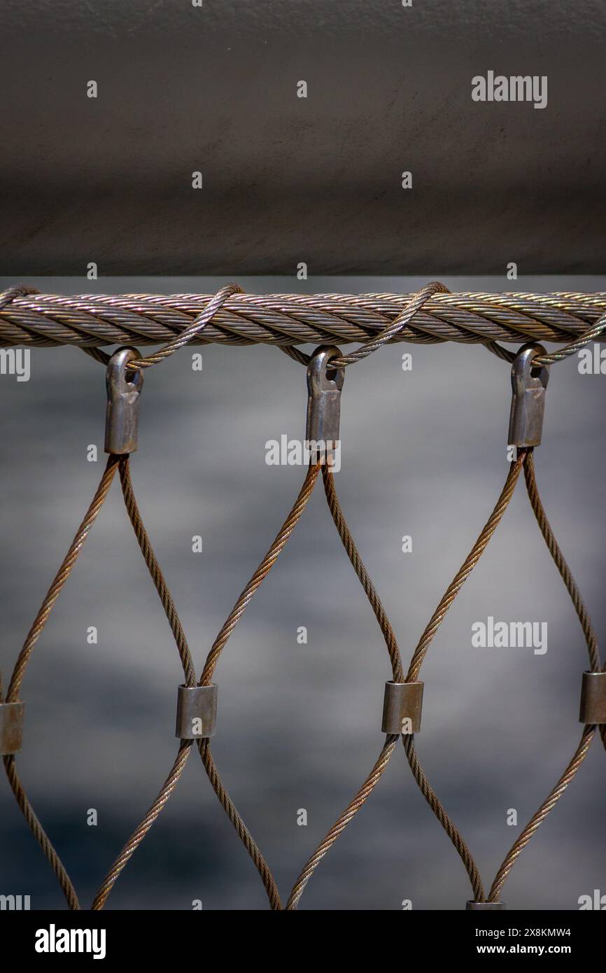 close up of a grid fence Stock Photo - Alamy