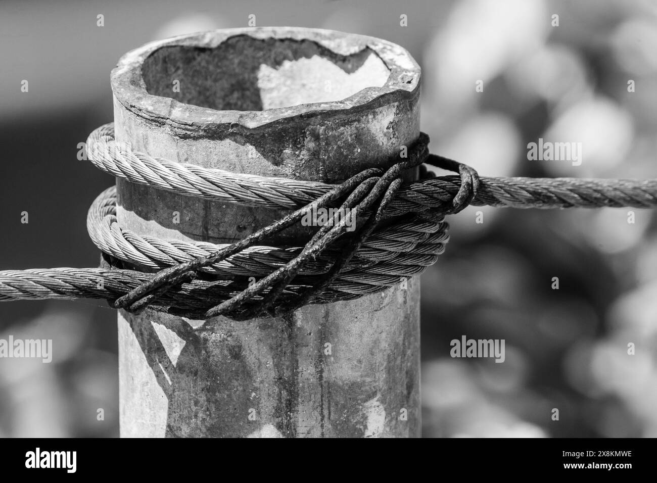 Pipe fence hi-res stock photography and images - Alamy